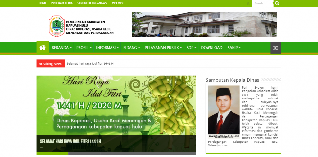 Pembuatan Website Dinas Instansi